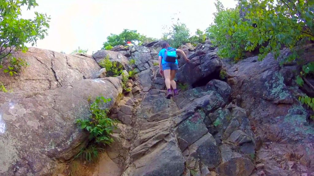 Rock Climbing at Breakneck Ridge Trail, Hudson Valley New York